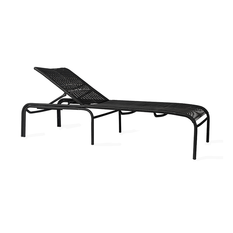 Bain de soleil, chaise longue et hamac Bain de soleil LOOP Noir VINCENT ...