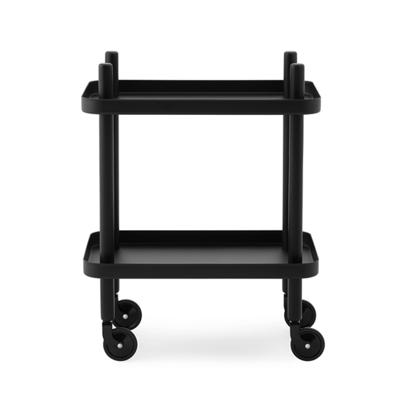 Trolley BLOCK TABLE Black/ black NORMANN COPENHAGEN | SILVERA