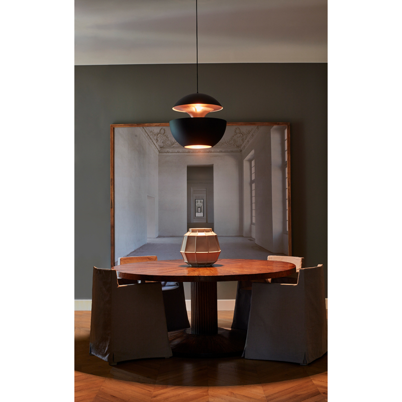Pendant Light HERE COMES THE SUN 450 Black & copper DCW EDITIONS | SILVERA